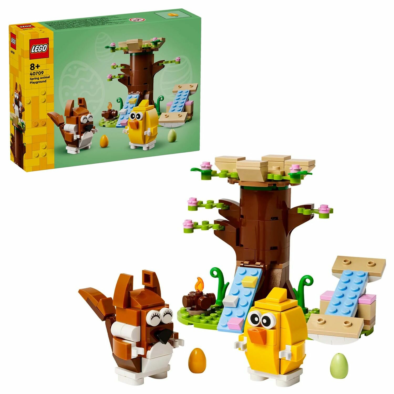 Конструктор пластиковый LEGO Iconic Весенняя игровая площадка для животных 172 детали