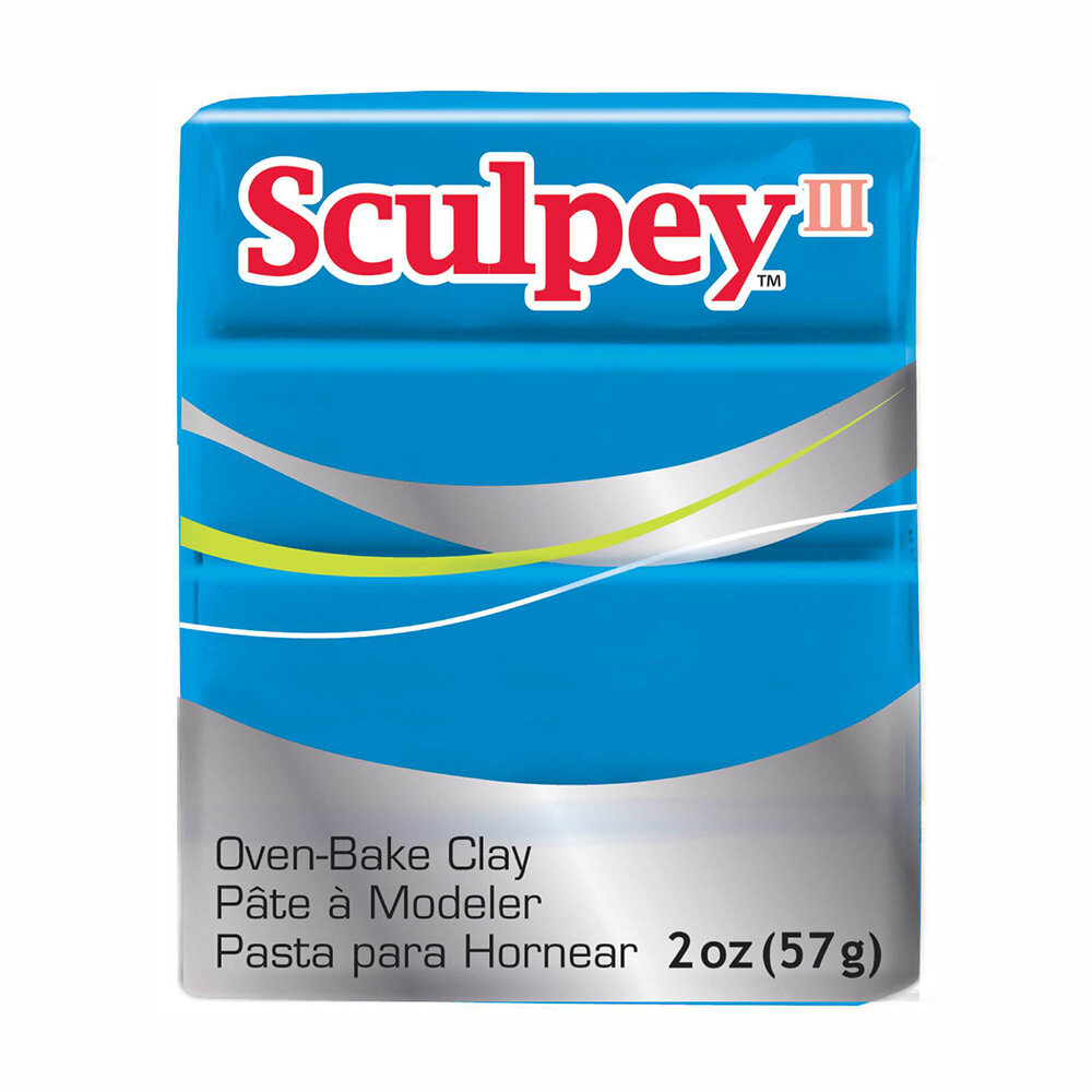 Полимерная глина "Sculpey" III S302 57 г 505 под бирюзу