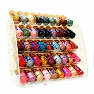 Стойка для лаков разборная универсальная 5-ти ярусная на 50 лаков SEVERINA, арт. 13178