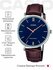 Наручные часы CASIO Collection, синий/серебряный/коричневый
