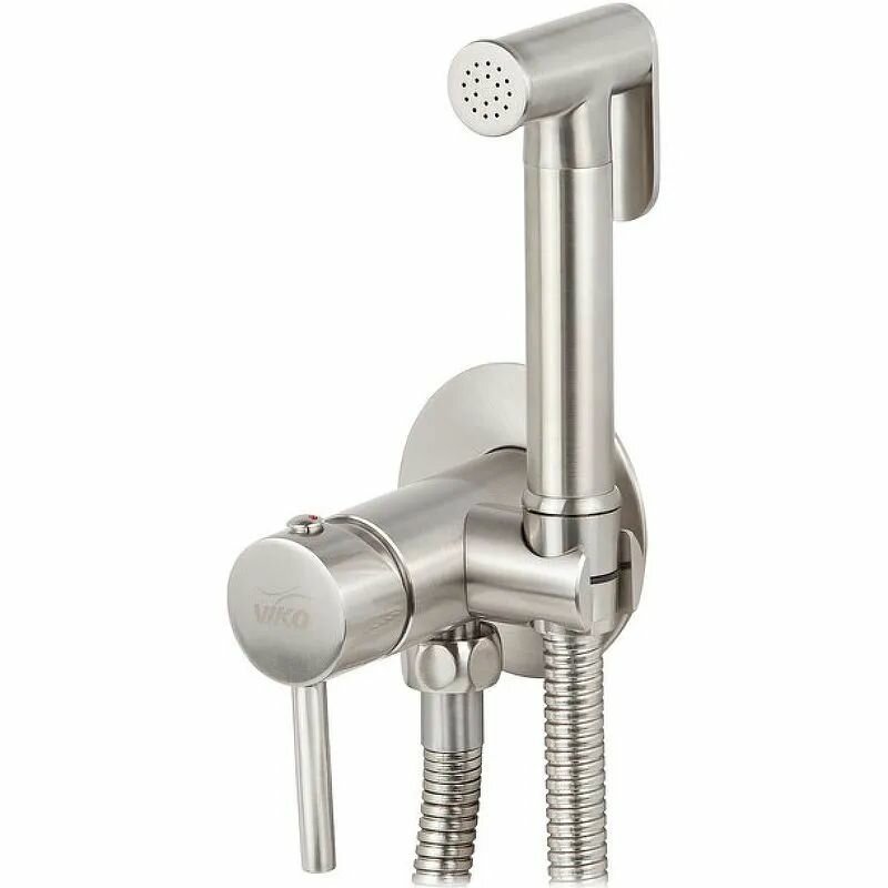 Смеситель с гигиеническим душем VIKO V-4925 Silver (латунь)
