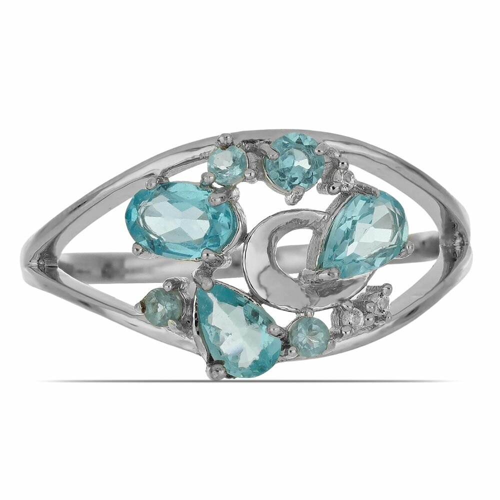 Кольцо, серебро, 925 проба, родирование