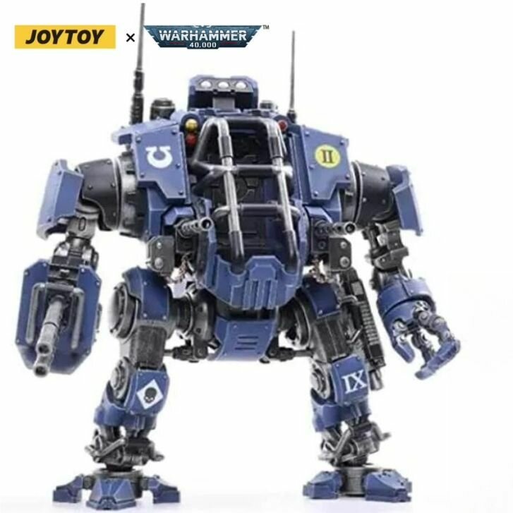 Подвижная фигурка JOYTOY Warhammer 40000 Space Marines Ultramarines Redemptor Dreadnought (Никаких солдат) BRW0125-B