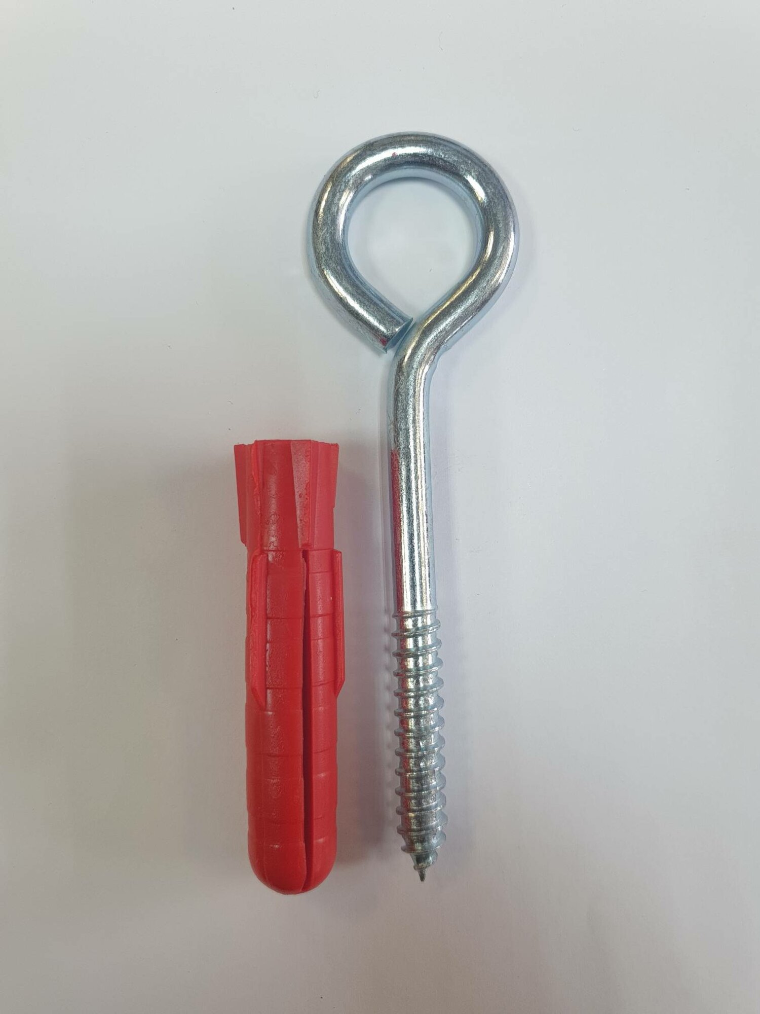 Шуруп-кольцо 10х100 + дюбель 16х80, 2 шт