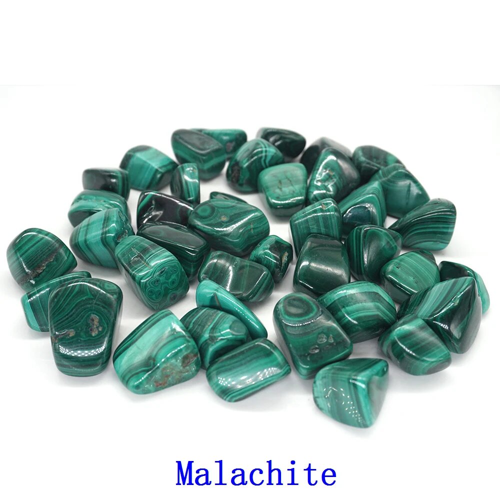 Кристалл аметист розовый кварц 50 г Изумрудный, 1PCS, Malachite