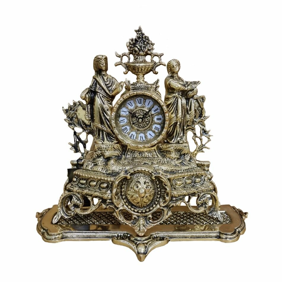 Каминные часы бронзовые свидание