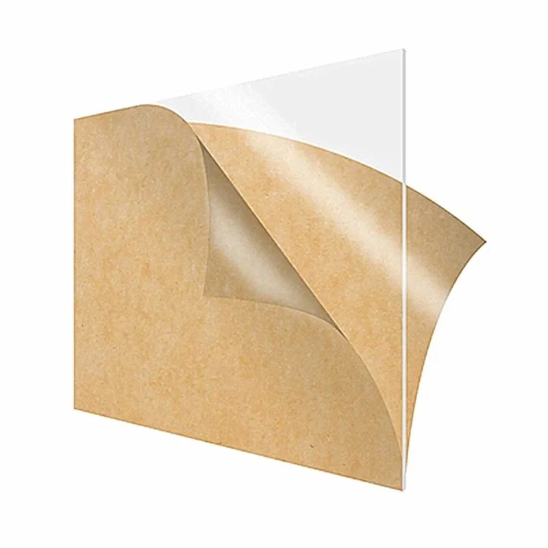 Прозрачный акриловый лист 2-4 мм 300x300mm, 4mm