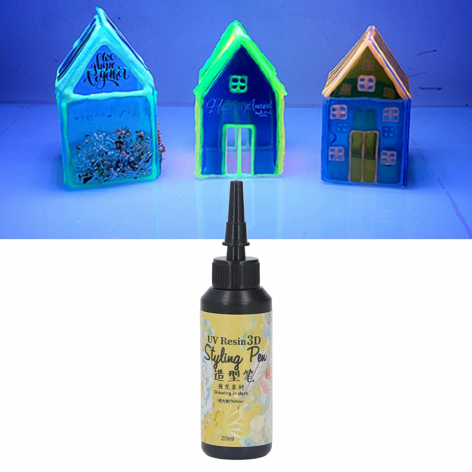 Светящаяся УФ смола