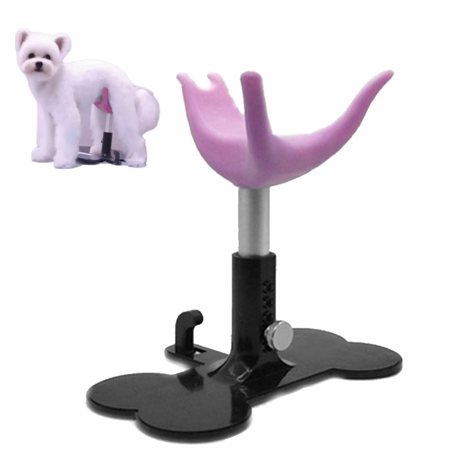 Кронштейн к столу для груминга, Фиксированное сиденье для собаки, регулируемый до 23.5см