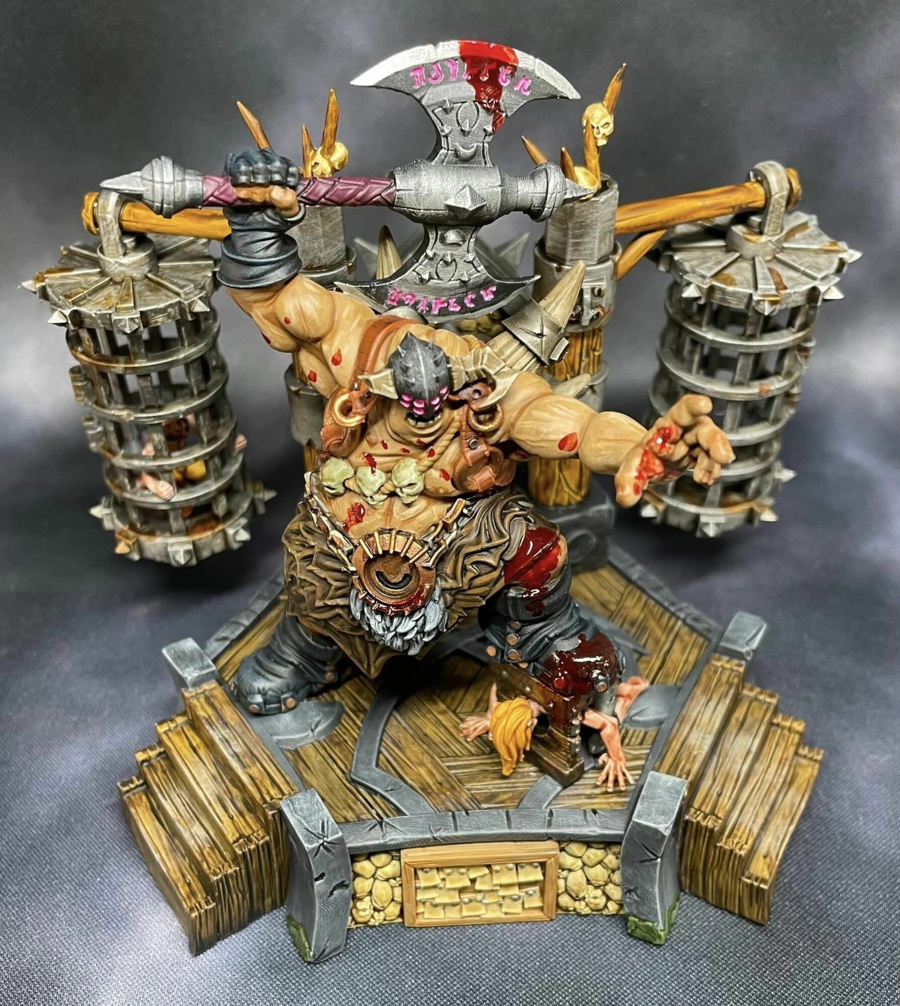Миниатюры Warhammer 40000 - Ork; Орк. Высота-13 см