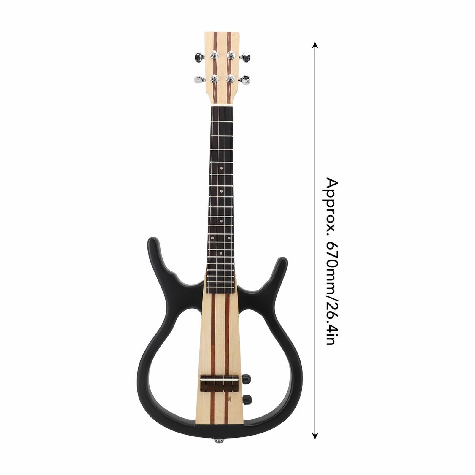 Электрическое укулеле, компактное и стильное, для детей и взрослых музыкантов