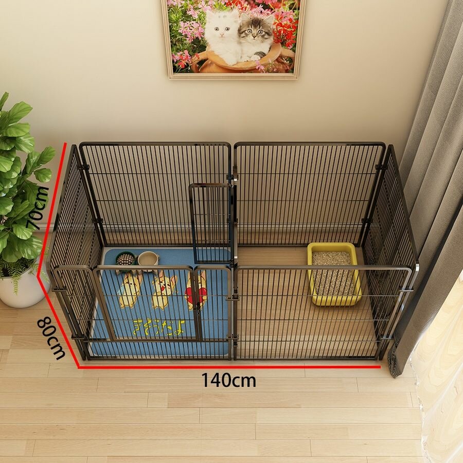 Укрепите вольер для собак, кошек и кроликов. Металлические складные клетки для домашних животных крупных, средних и мелких пород. Уличный собачий домик для щенков и кошек.