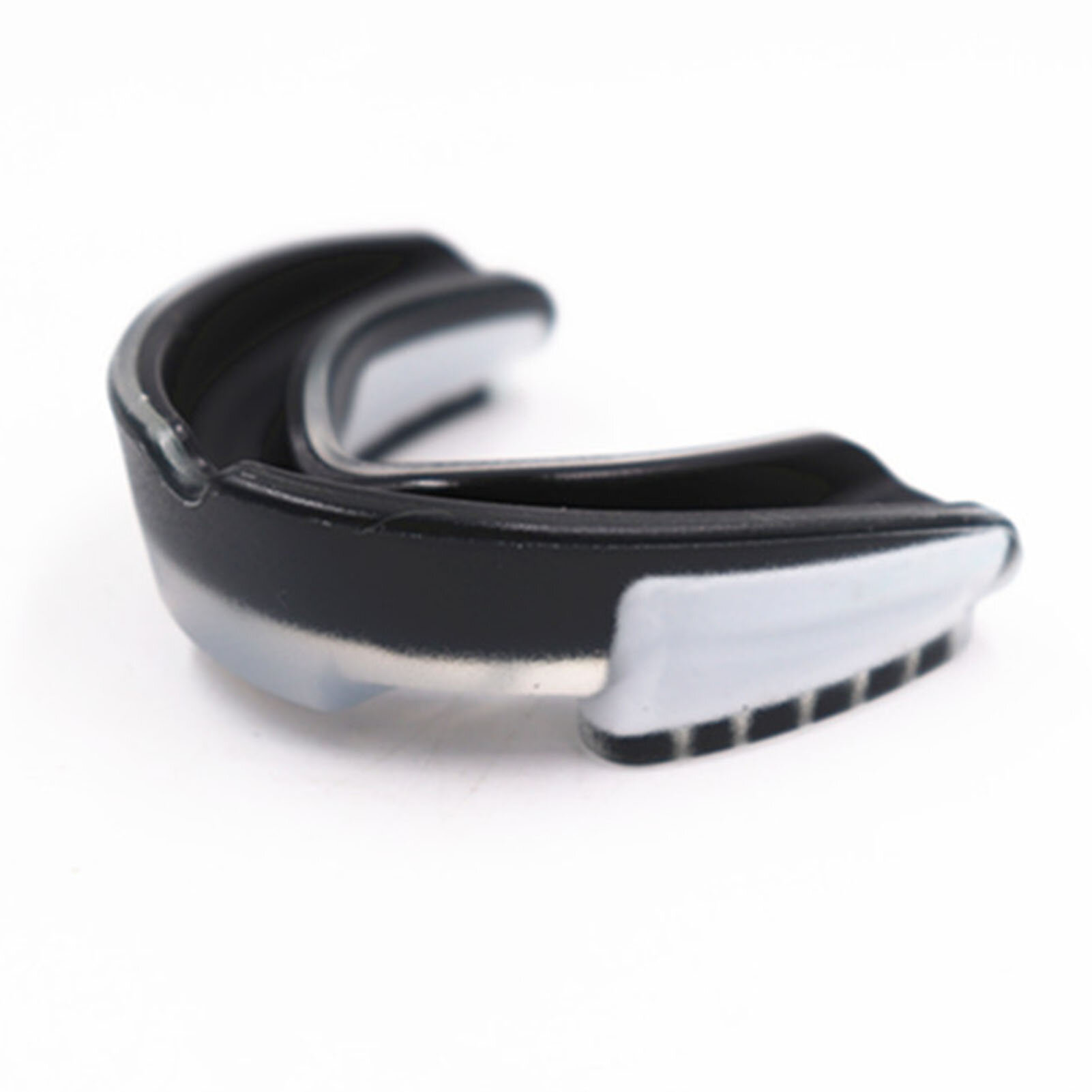 Защитная капа для зубов, тонкая, ударопрочная, амортизирующая, из ЭВА, спортивная капа для бокса, футбола, черная и белая.