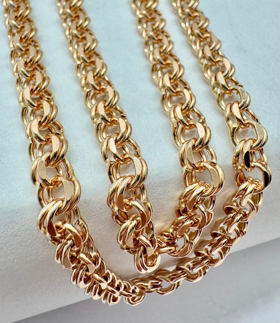 Цепь красное золото, 585 проба