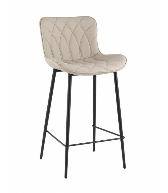 Стул барный Варси, экокожа, серый