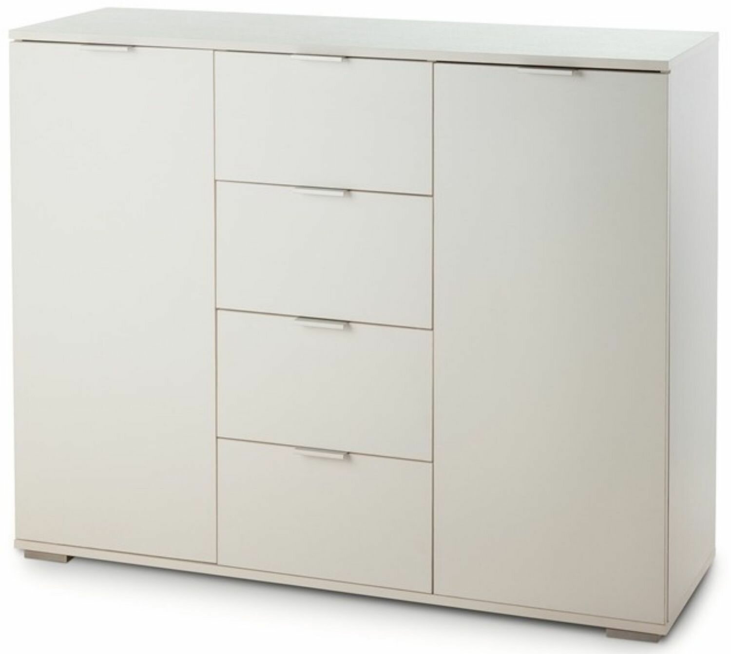 Комод НК-4, 120 х 39 х 95 см, цвет - белый, Венталл Арт, ЛДСП