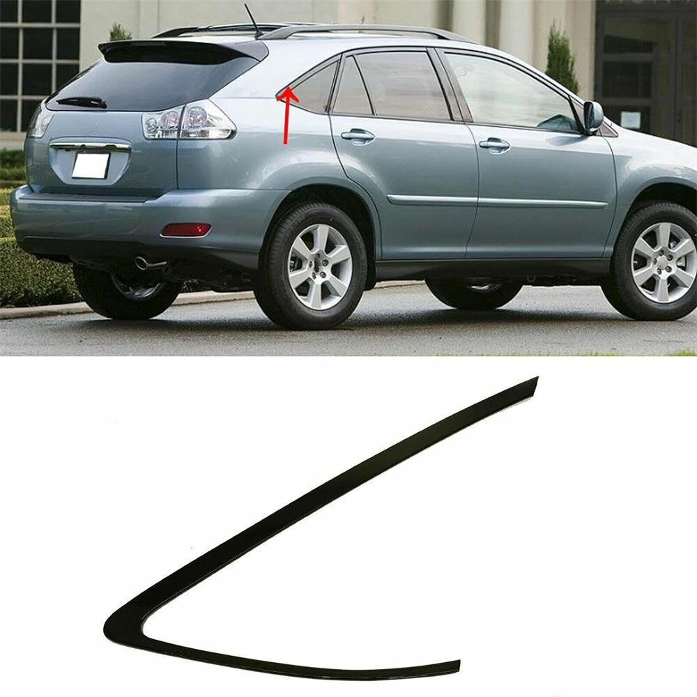 Для 04-09 Lexus RX330 RX350 RX400h Отделка задней Четверти Стекла Со Стороны Правого Пассажира