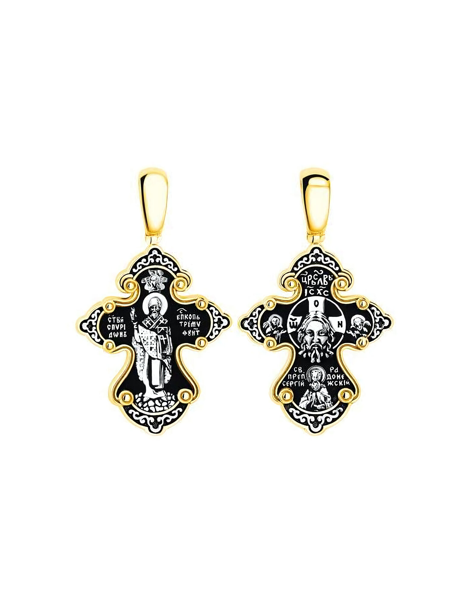 Подвеска, серебро, 925 проба, золочение