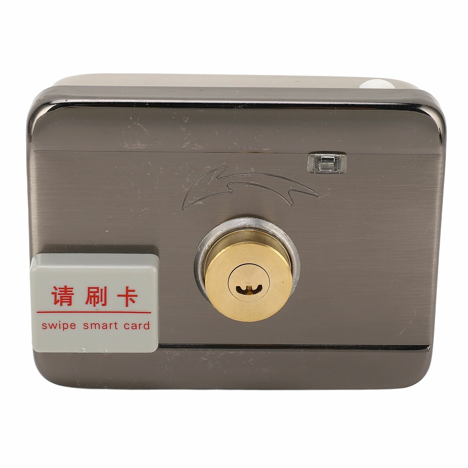 Нержавеющая сталь, электронный замок для двери с двусторонним считыванием ID, без шума