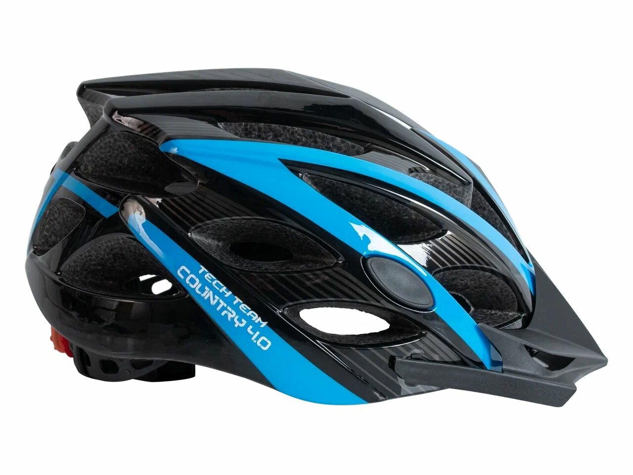 Шлем TechTeam Country 4.0, синий, для роликов, самокатов, скейтбордов и велосипедов