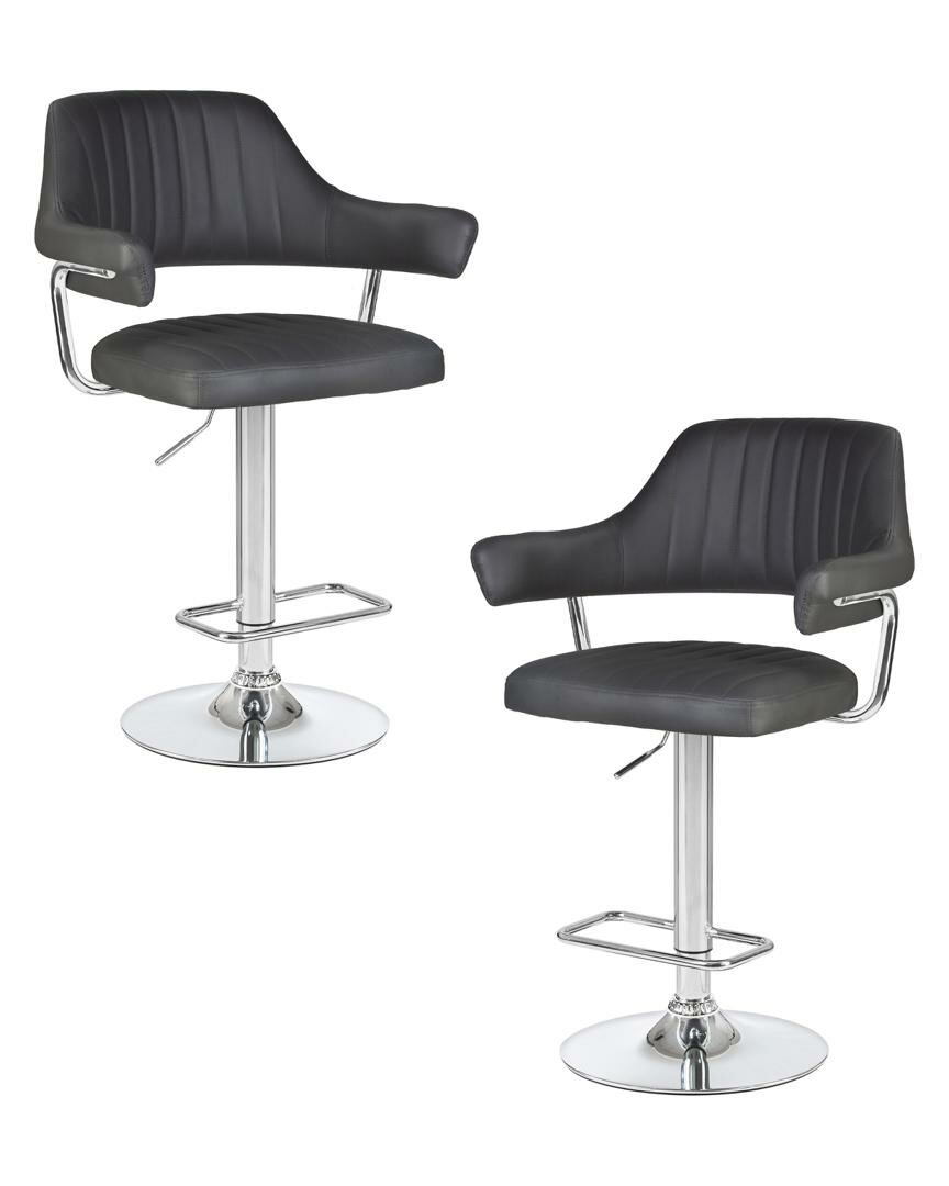 Стул барный DOBRIN Набор 2 шт Стул барный DOBRIN CHARLY, серый арт. LM-5019-N_CH-M_EL-188-55