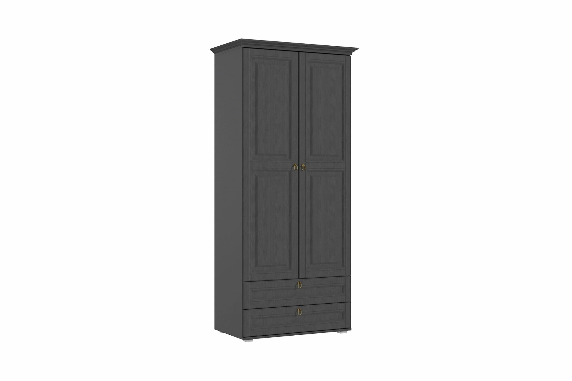 Престиж-1 Шкаф бельевой (Графит/Графит структурный)