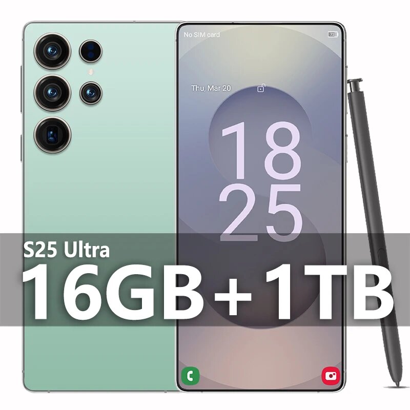 2025 Original Pad S25 ultra Tablet PC 7,3 дюйма HD 4K Android 13 22 ГБ + 2 ТБ 8000 мАч Аккумулятор 4G 5G Dual Sim Card WiFi GPS Google Tab