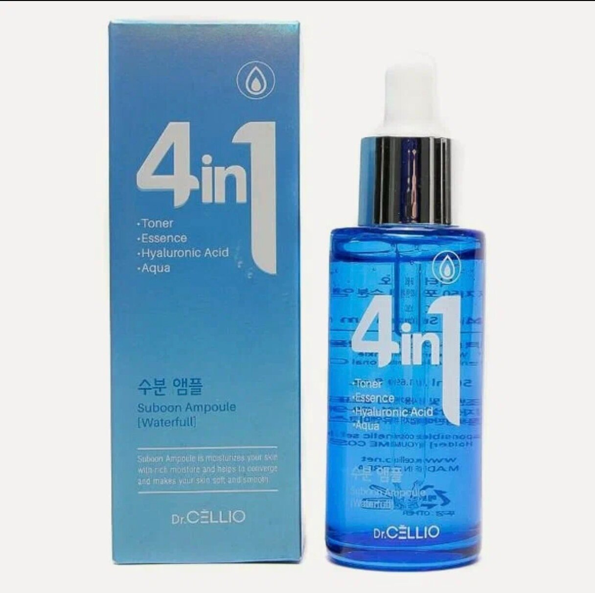 Dr.Cellio Увлажняющая сыворотка для лица 50 мл DR. G50 4 in 1 Suboon Ampoule (Waterfull)