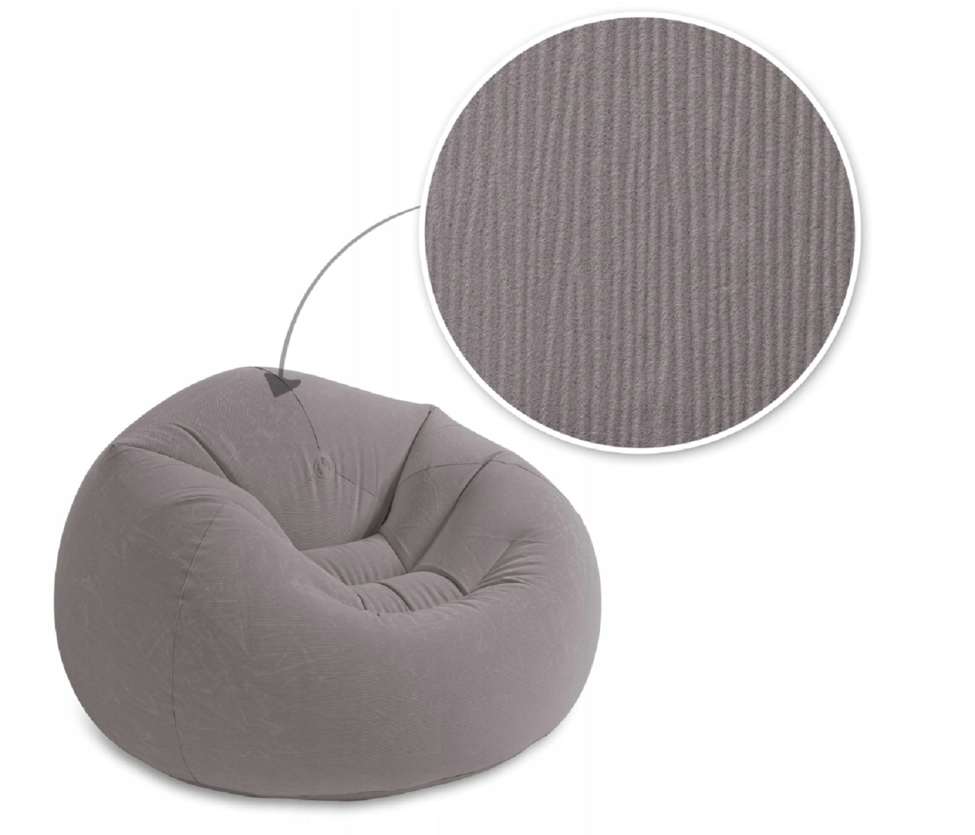 Надувное кресло 114х114х71 см, нагрузка до 100 кг, без насоса