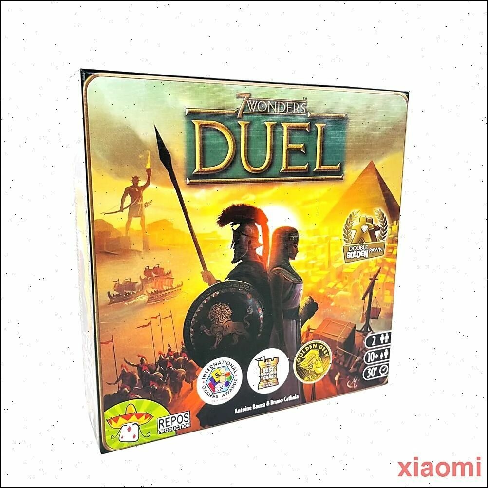 Динамичная стратегия для двоих 7 Wonders Duel от Стиль Жизни: базовый бестселлер, премиальный подарок для взрослых и детей от 10 лет-. Катюша