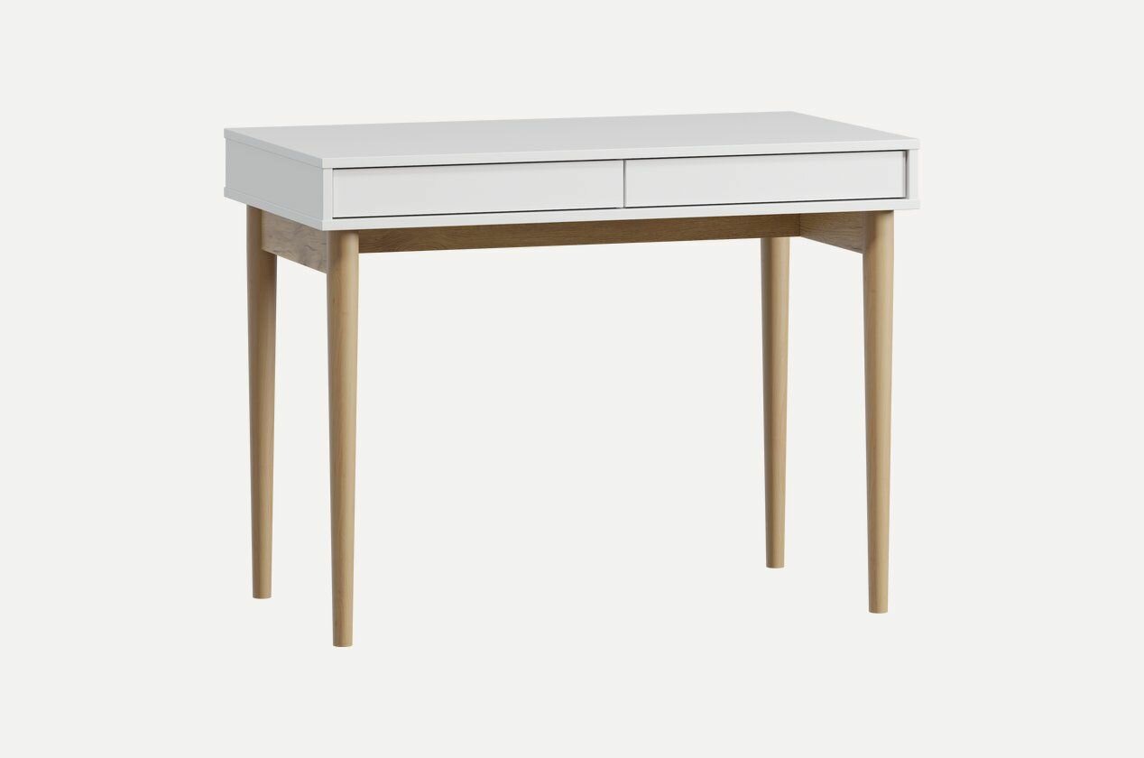 Письменный стол с ящиками Divan.ru Эльси-2 Белый, 100х55х76 см, белый