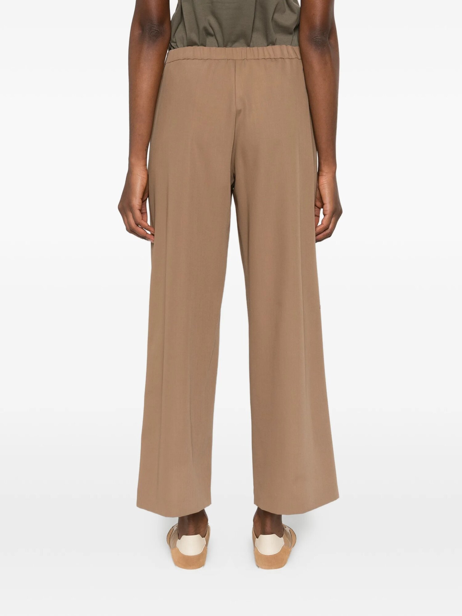 Брюки классические Max Mara, размер 40, коричневый — фото 1