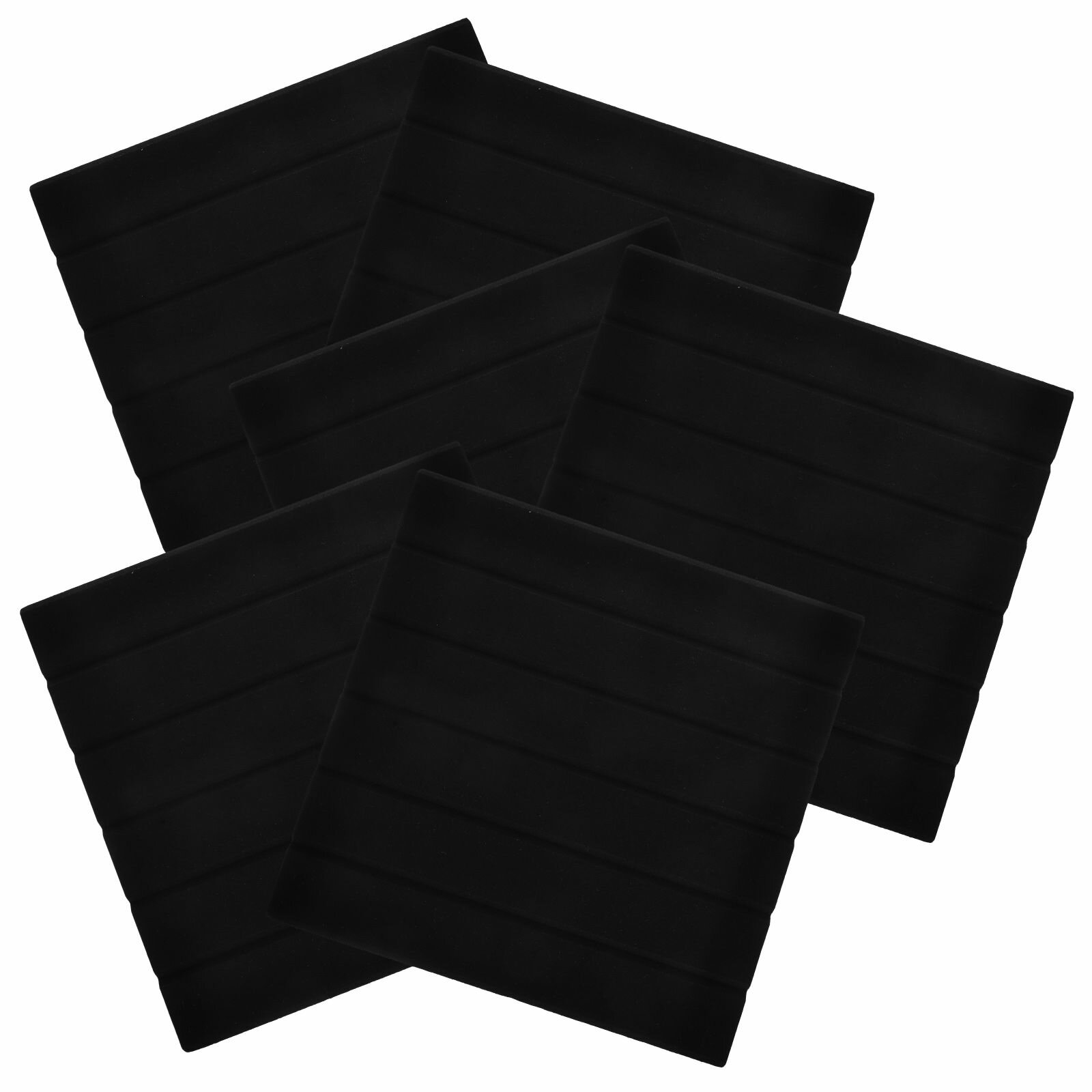 Фетровая Доска Для Записей, Черная, 30X30X0.9Cm, 6 Штук, Для Офиса И Дома, Самоклеящаяся