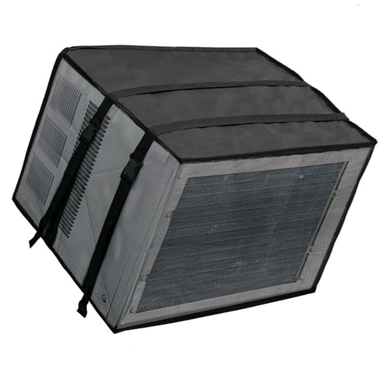 Наружный кондиционер пылезащитный сетчатый чехол за окном защитный чехол для кондиционера наружный кондиционер водонепроницаемый и пылезащитный чехол-M