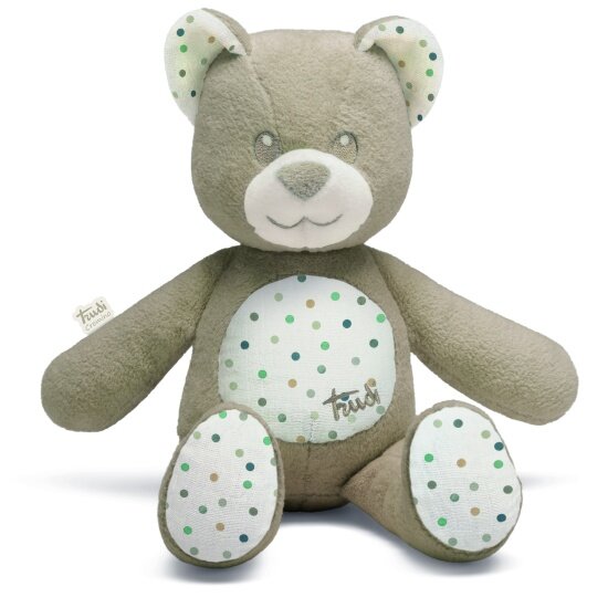 Мягкая игрушка Trudi Мишка бежевый в горошек 30x26x11см