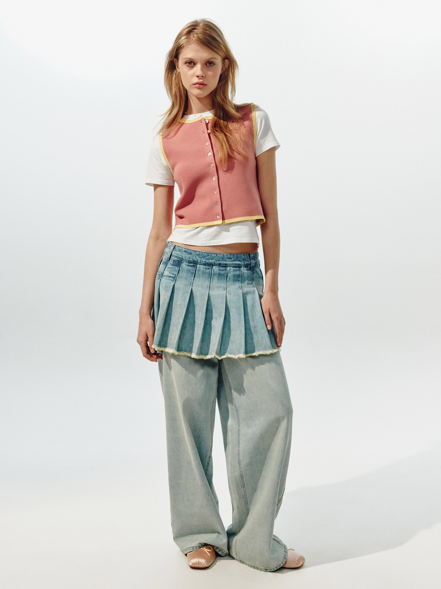 Джинсы широкие Young 