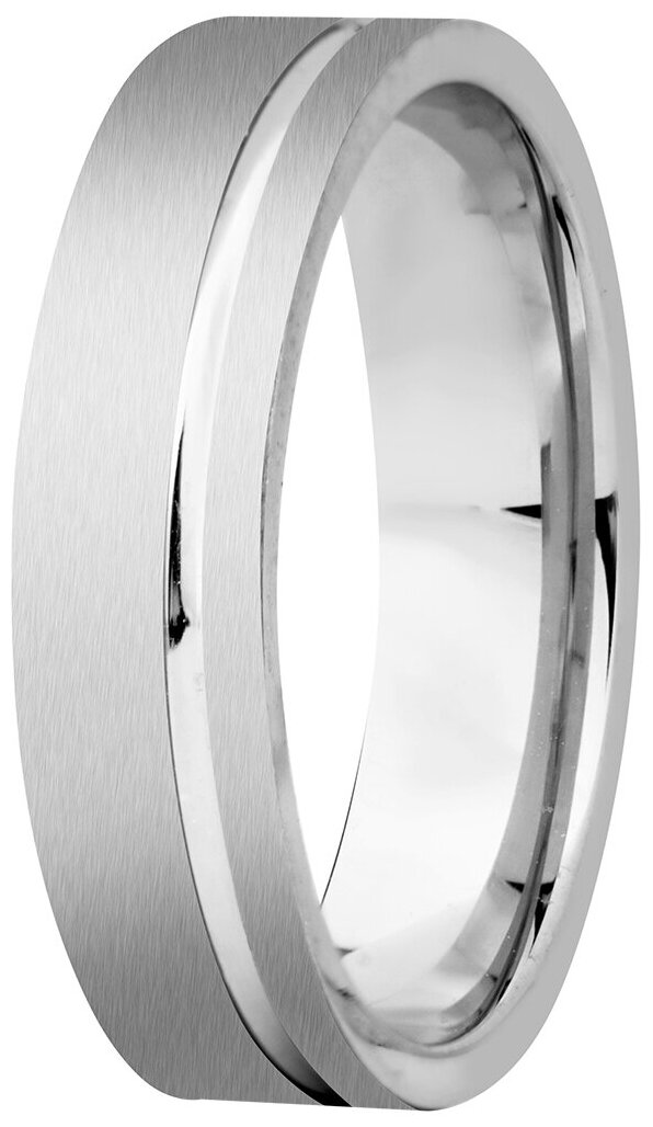 Кольцо обручальное, серебро, 925 проба, родирование