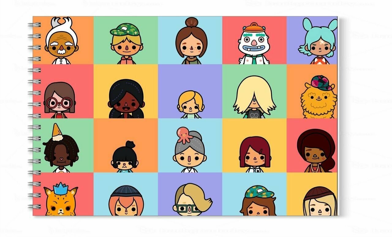 Альбом MIGOM принт А4 "Тока Бока, Toca Boca" - 0004