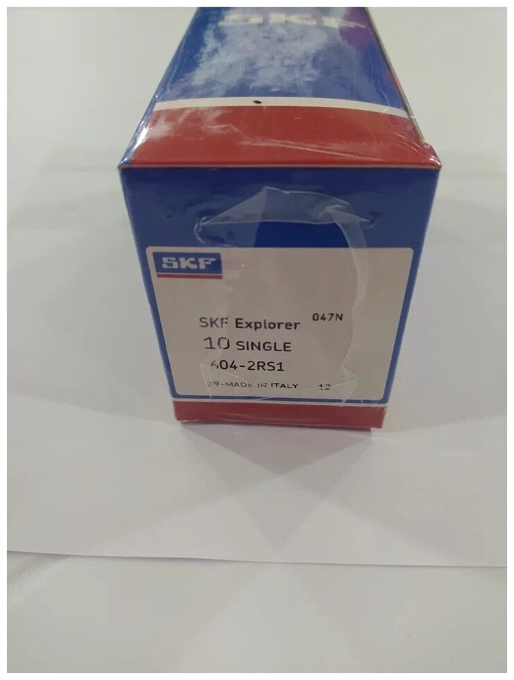 Подшипник SKF 604-2RS1 шариковый радиальный 4*12*4/0,0040