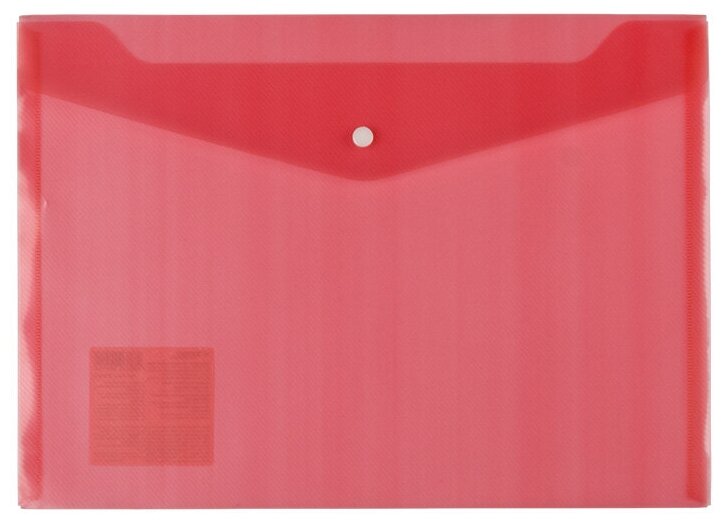"Expert Complete" Classic А4 Папка-конверт с кнопкой диагональ 120 мкр. 20 шт. красная 2205312