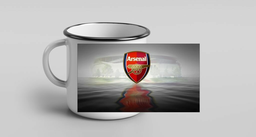 Кружка металлическая эмалированная Арсенал, Arsenal № 1