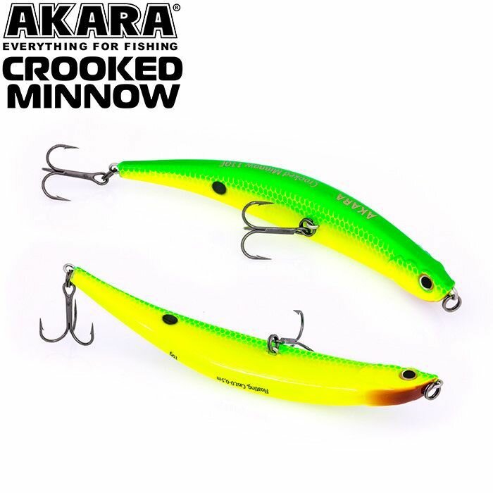 Воблер Akara Crooked Minnow 110F 10гр. A31