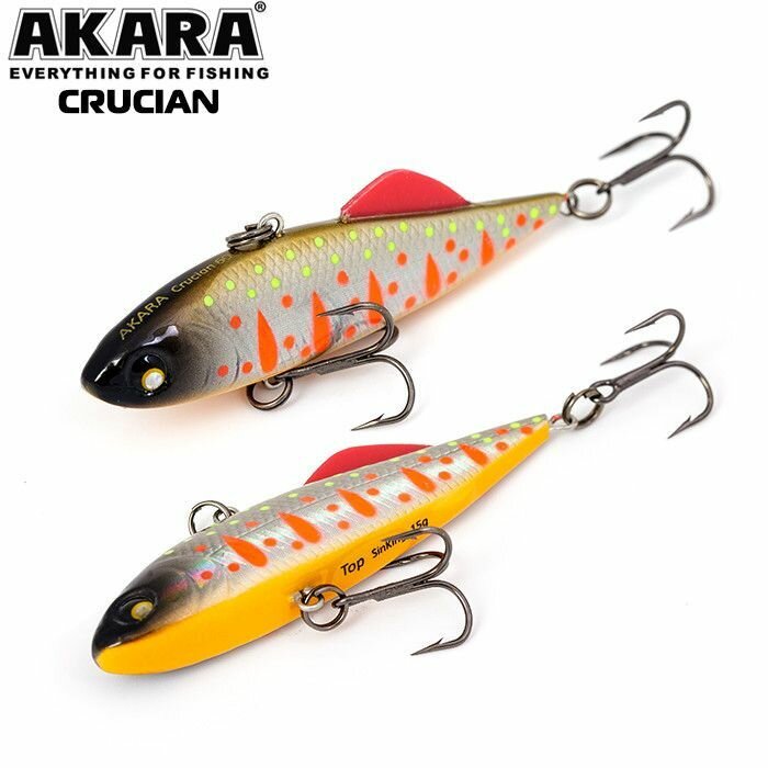 Воблер Akara раттлин (Vib) Crucian 60мм 15гр. A110