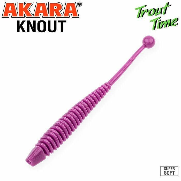 Силиконовая приманка Akara Trout time KNOUT 2,5 Shrimp 459 (10 шт.)