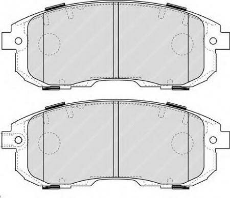 Колодки тормозные дисковые FIAT FERODO FERODO FDB4112