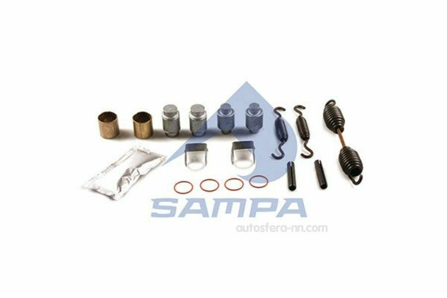 SAMPA 085512 р/к торм. колодки !(мр) 3пружины+2+2ролики+2втулки+о-кольца \ROR T, U, TH, TM оси (B, Q, Z)