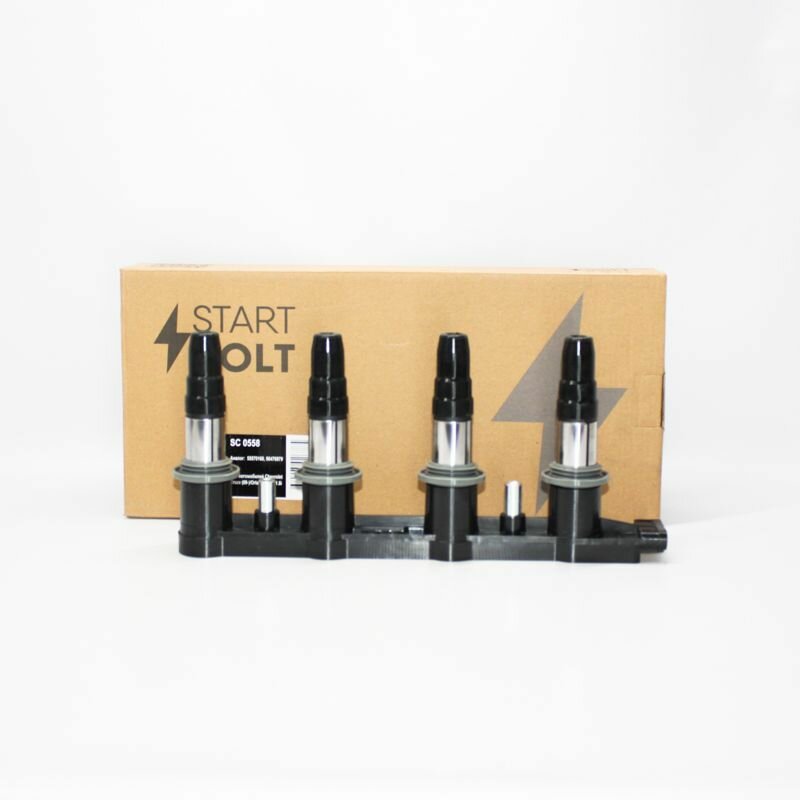 Катушка зажигания (в сборе с наконечниками свечей) CHEVROLET AVEO / CRUZE / KALOS / LACETTI / NUBIRA , Шевроле авео SC0558 96476979