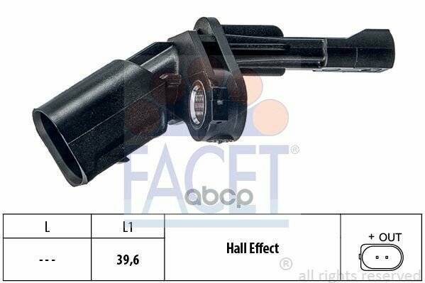 Датчик частоты вращения AUDI A3 II 1.2 TFSI Facet арт. 210009