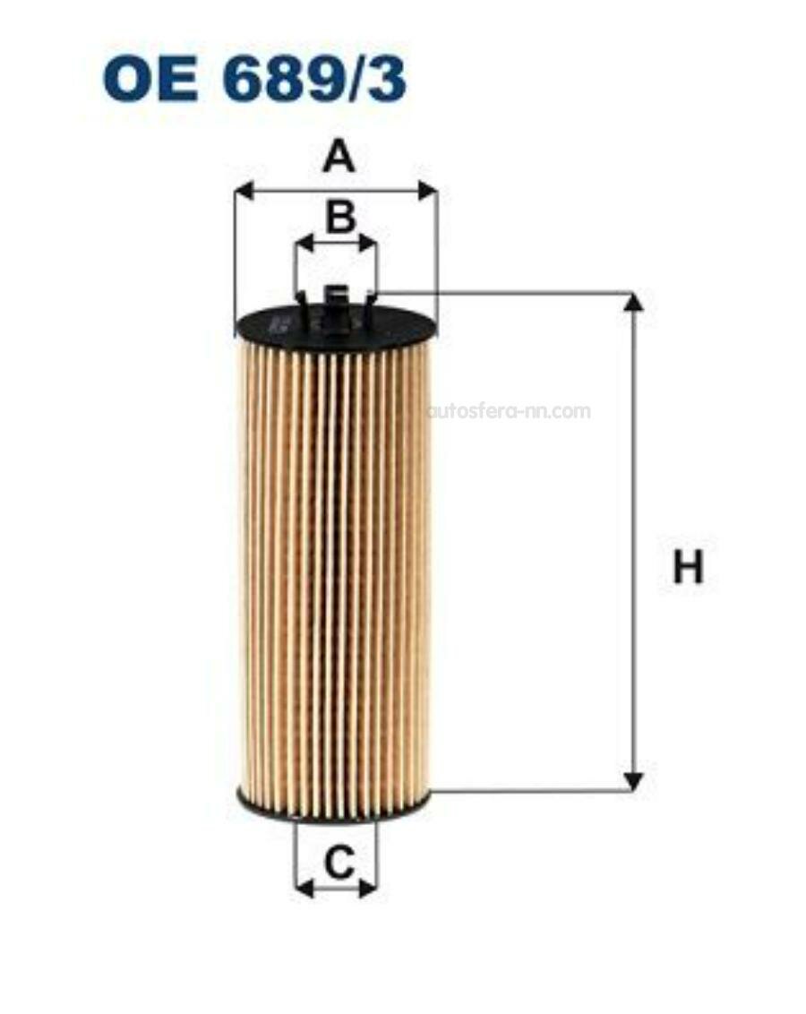 FILTRON OE6893 Масляный фильтр Chrysler 300C, Grand Voyager Dodge Avenger, Journey Fiat Freemont Jeep Grand Cher