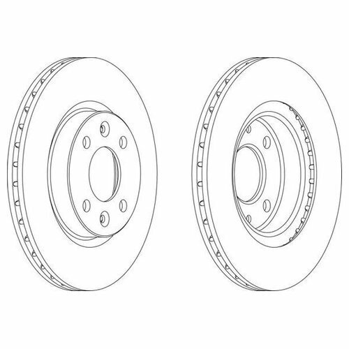 Диск тормозной Ferodo DDF1096